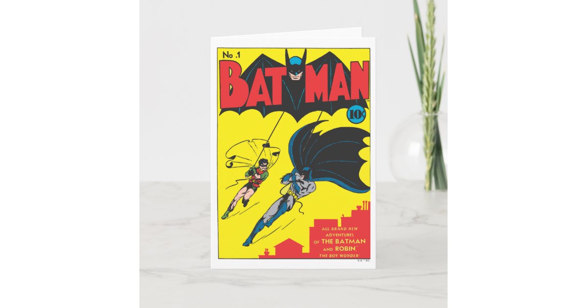 Batman #1 Comic Card | Zazzle