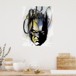 Batman Airbrush Portrait Poster | Zazzle