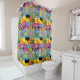 Batman and Robin | Action Handshake Pattern Shower Curtain | Zazzle