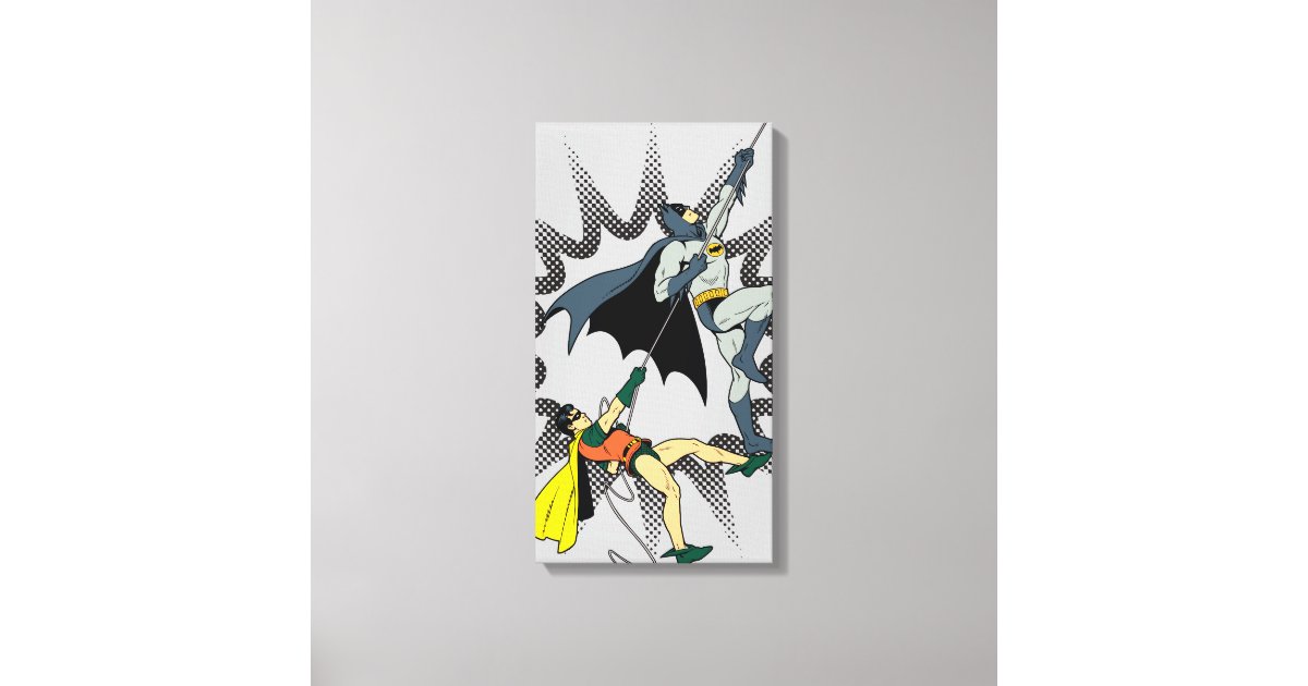Batman And Robin Climb Canvas Print | Zazzle