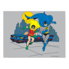 Batman And Robin Running Poster | Zazzle