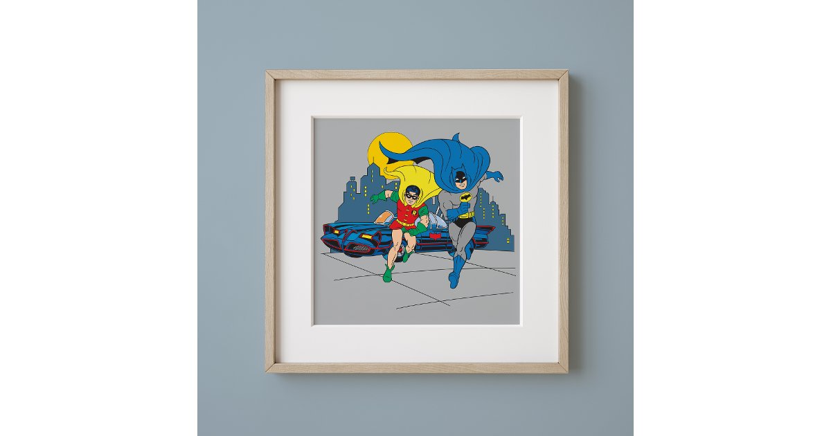 Batman And Robin Running Poster | Zazzle