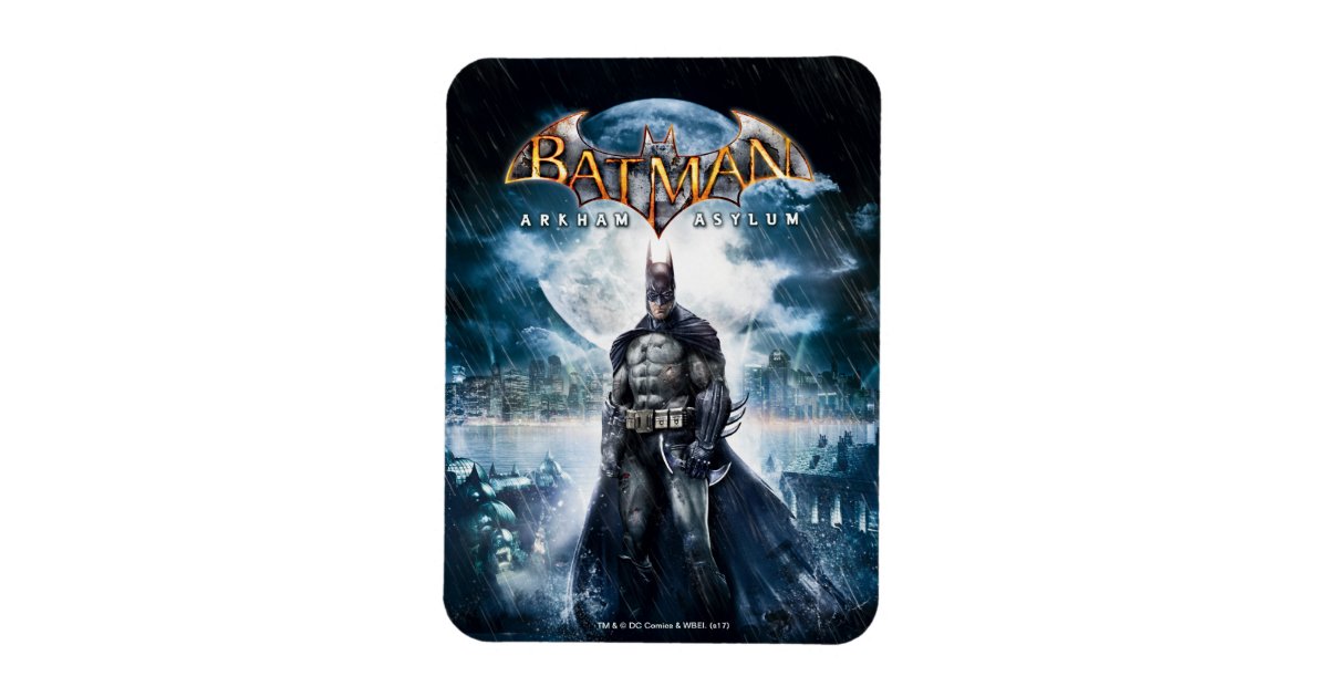 Batman: Arkham Asylum | Game Cover Art Magnet | Zazzle