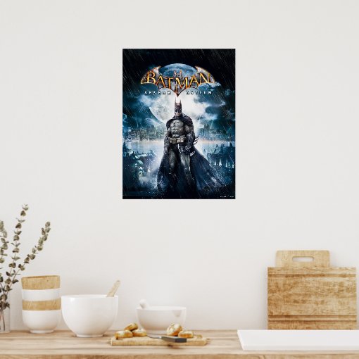 Batman: Arkham Asylum | Game Cover Art Poster | Zazzle