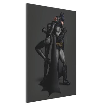 Batman Arkham City | Batman and Catwoman Canvas Print | Zazzle