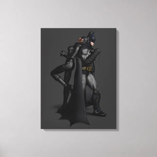 Batman Arkham City | Batman and Catwoman Canvas Print | Zazzle