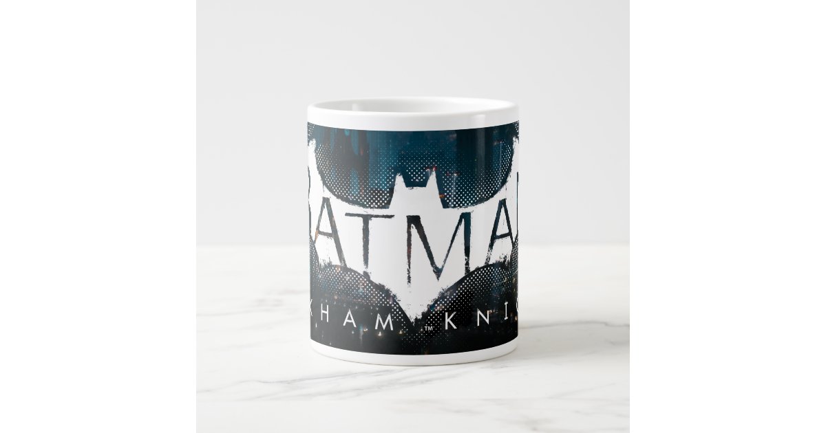 Batman Arkham Knight Gotham Logo Large Coffee Mug | Zazzle