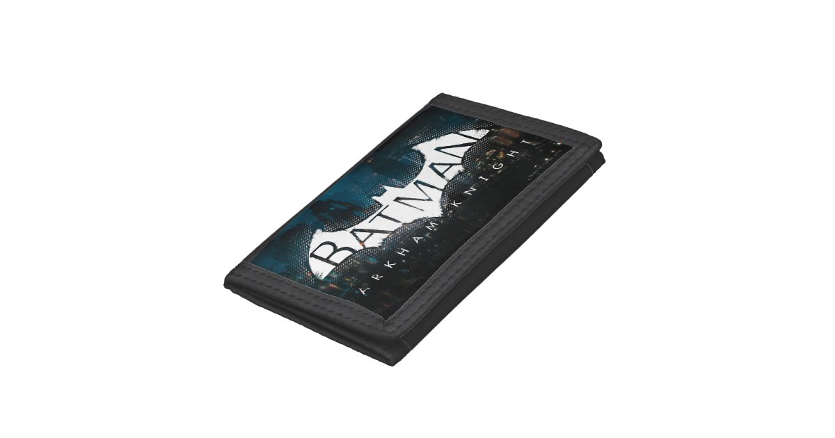 Batman Arkham Knight Gotham Logo Trifold Wallet | Zazzle