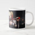 Batman Arkham Knight | Harley Quinn with Bat Large Coffee Mug | Zazzle