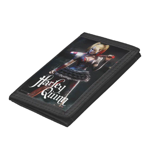 Batman Arkham Knight | Harley Quinn with Bat Trifold Wallet | Zazzle