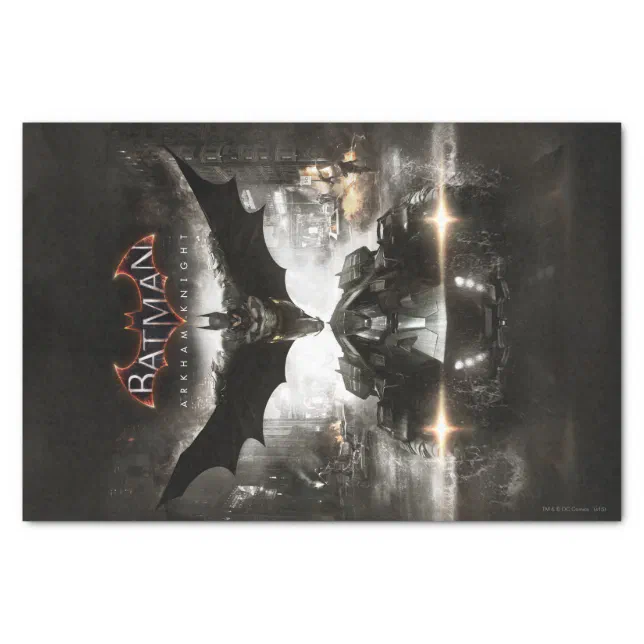 Batman Arkham Knight Key Art Tissue Paper | Zazzle