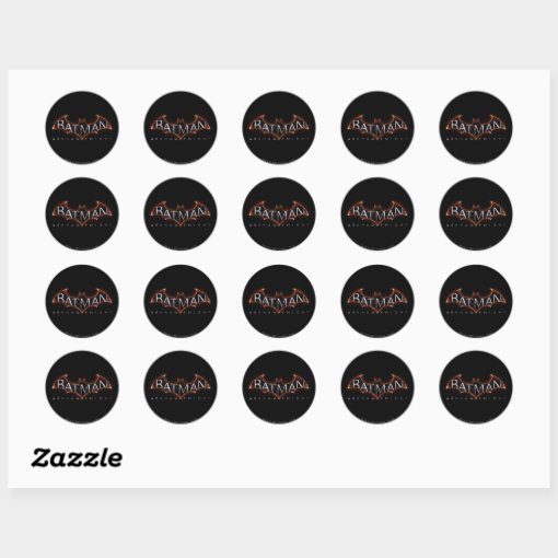 Batman Arkham Knight Logo Classic Round Sticker | Zazzle