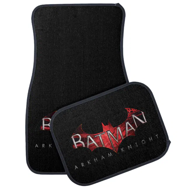Batman Arkham Knight Red Logo Car Mat | Zazzle