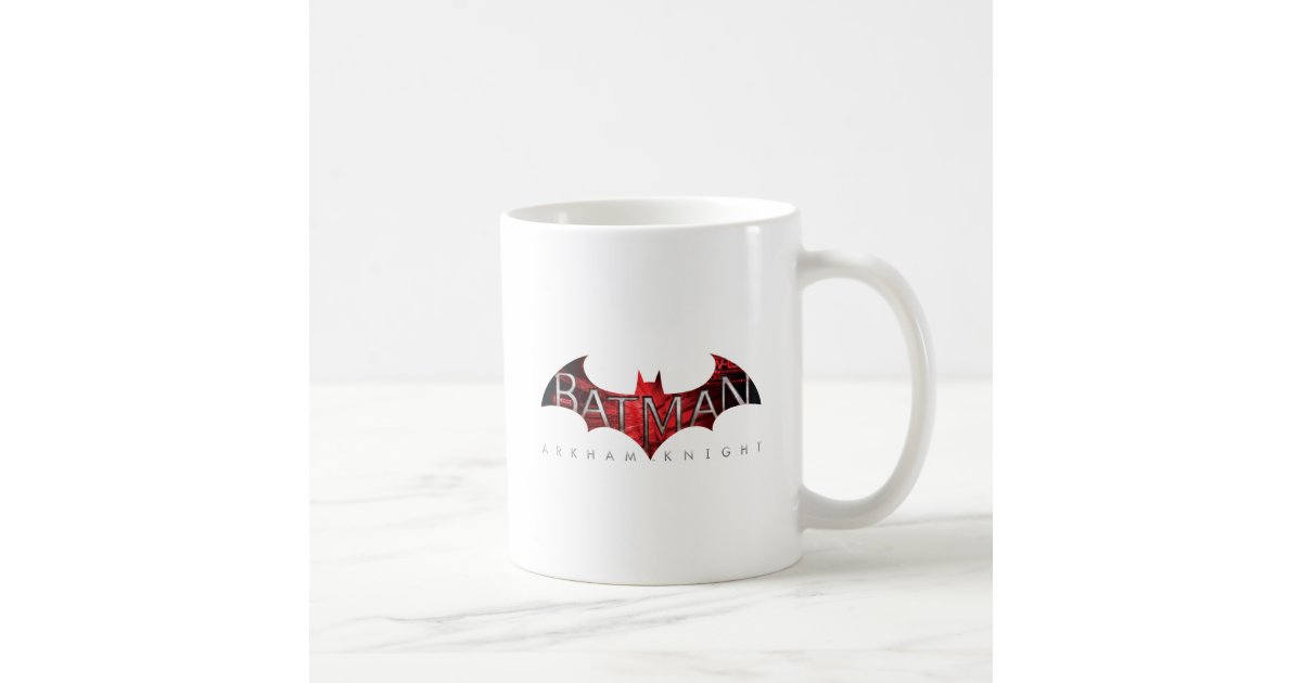 Batman Arkham Knight Red Logo Coffee Mug | Zazzle