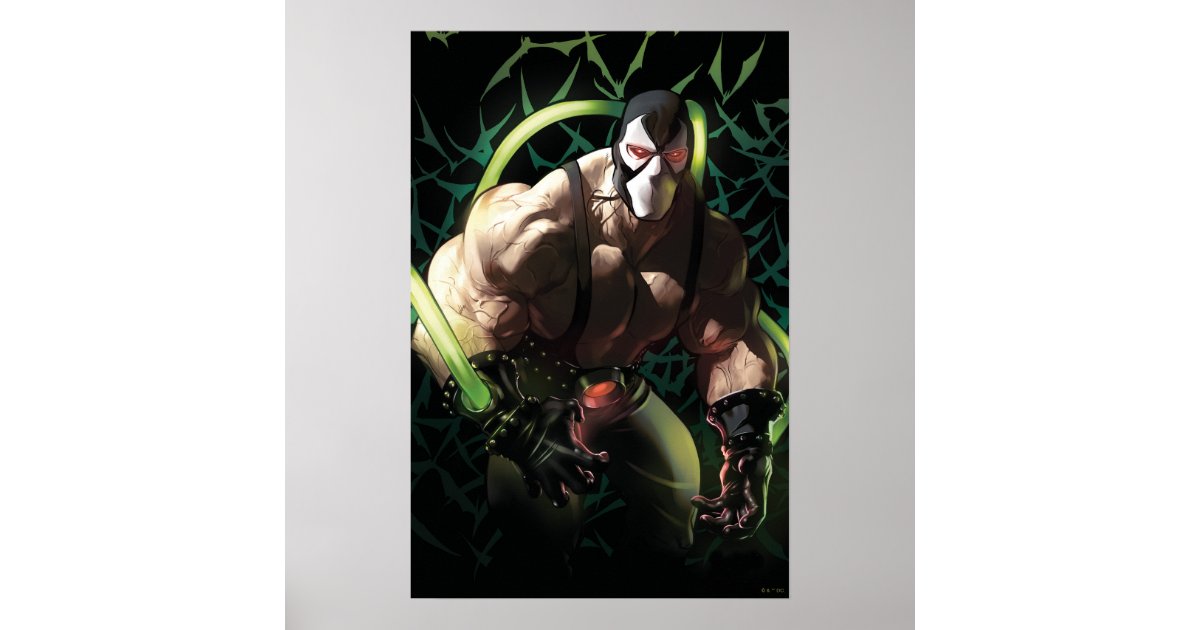 Batman Bane Bat Swarm Illustration Poster | Zazzle