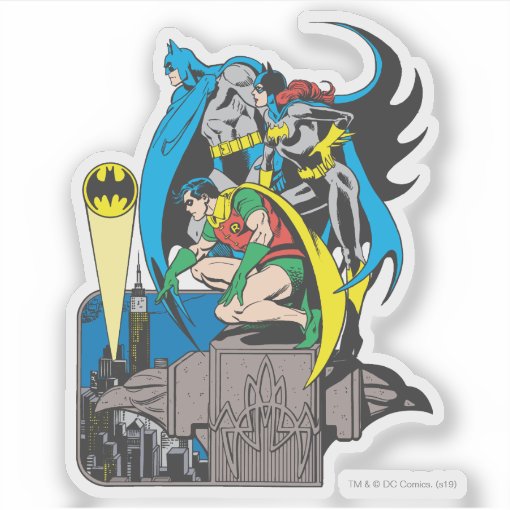 Batman/Batgirl/Robin Sticker | Zazzle