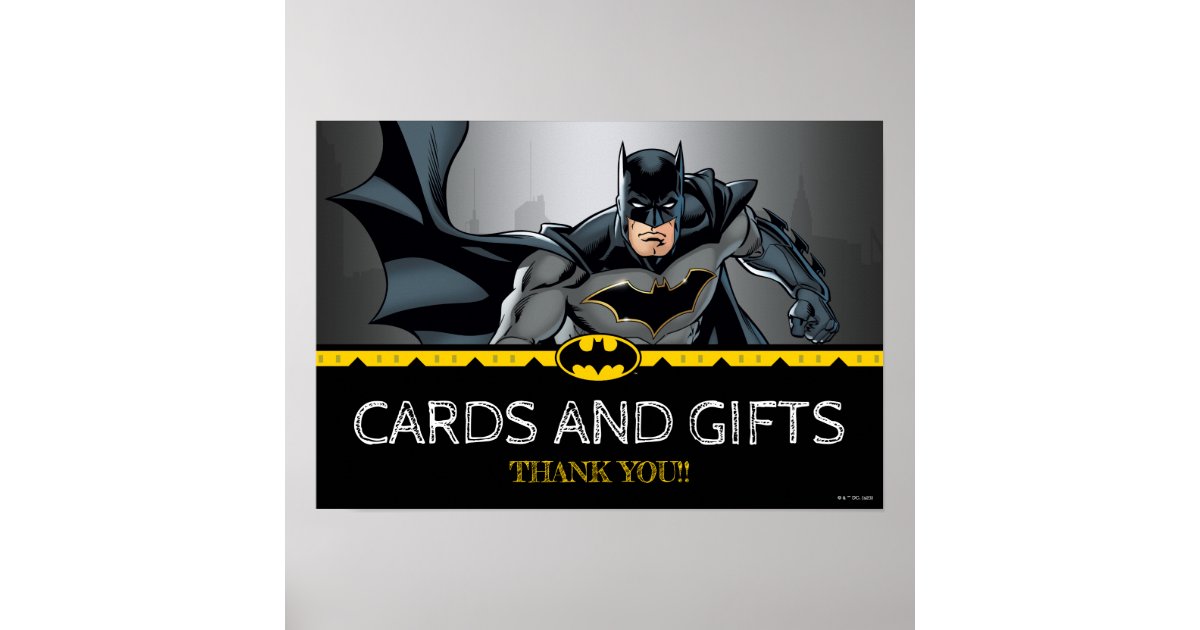 Batman | Chalkboard Birthday Cards & Gifts Sign | Zazzle
