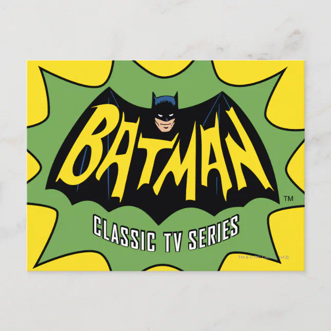 Batman Classic TV Series Logo Postcard | Zazzle