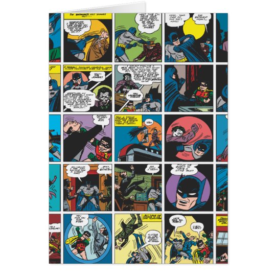 Batman Comic Panel 5x5 | Zazzle.com