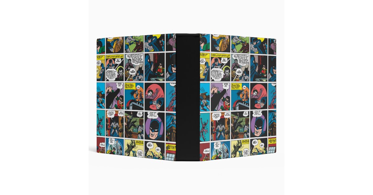 Batman Comic Panel 5x5 3 Ring Binder | Zazzle