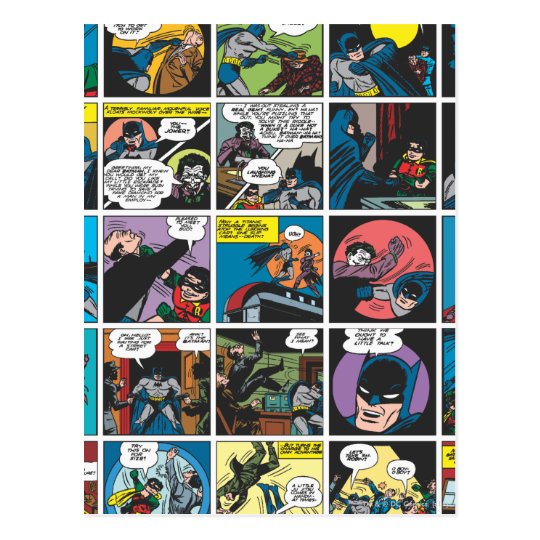 Batman Comic Panel 5x5 Postcard | Zazzle.com
