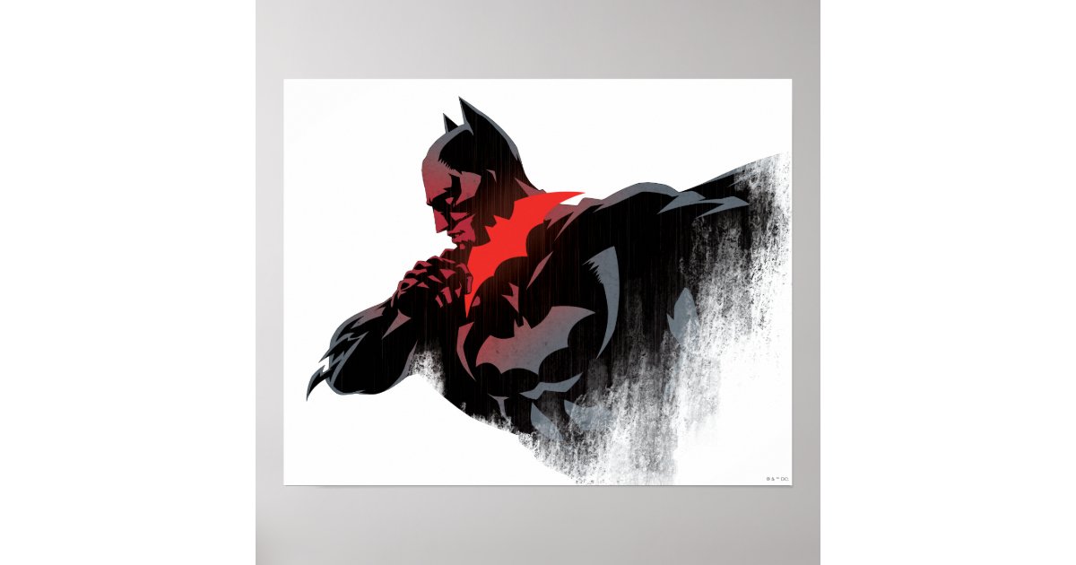 Batman Crimson Batarang Poster | Zazzle