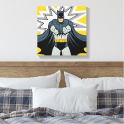 Batman Cross Arms Canvas Print | Zazzle