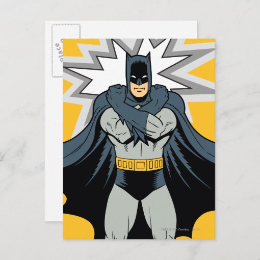 Batman Cross Arms Postcard | Zazzle