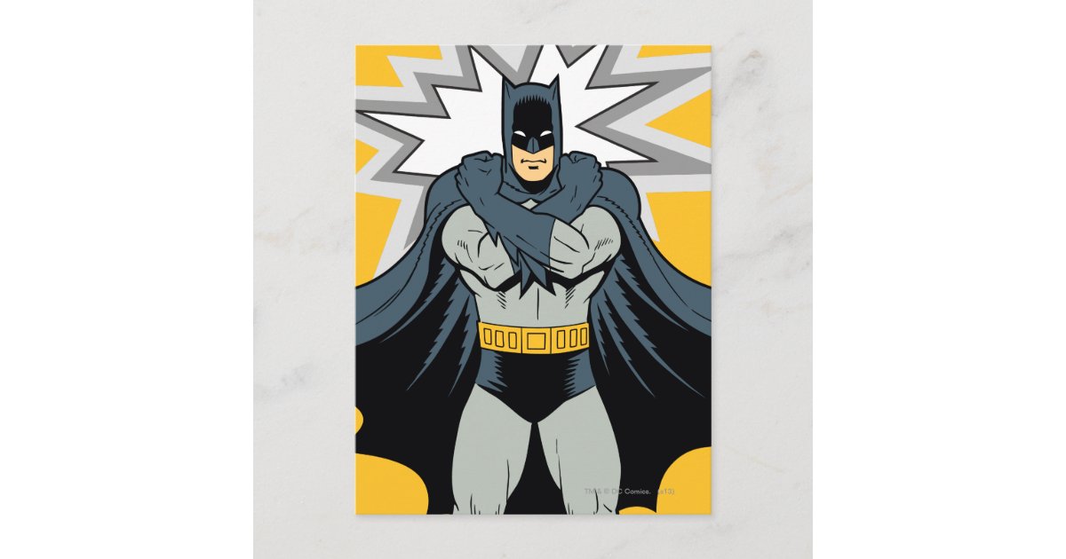Batman Cross Arms Postcard | Zazzle