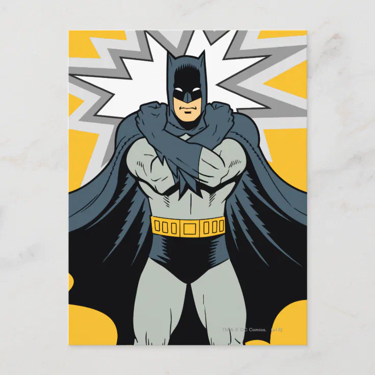 Batman Cross Arms Postcard | Zazzle