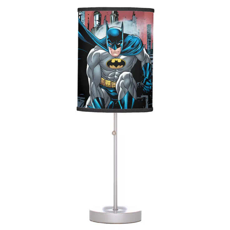 Batman Crouches 2 Table Lamp | Zazzle