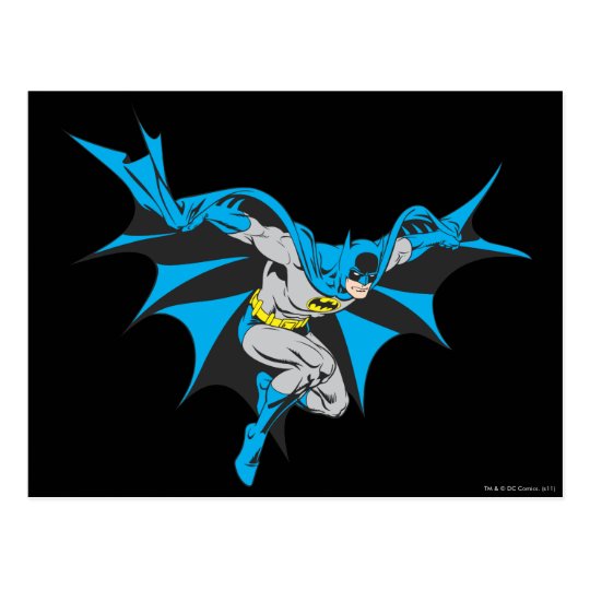 Batman Crouches Postcard | Zazzle.com