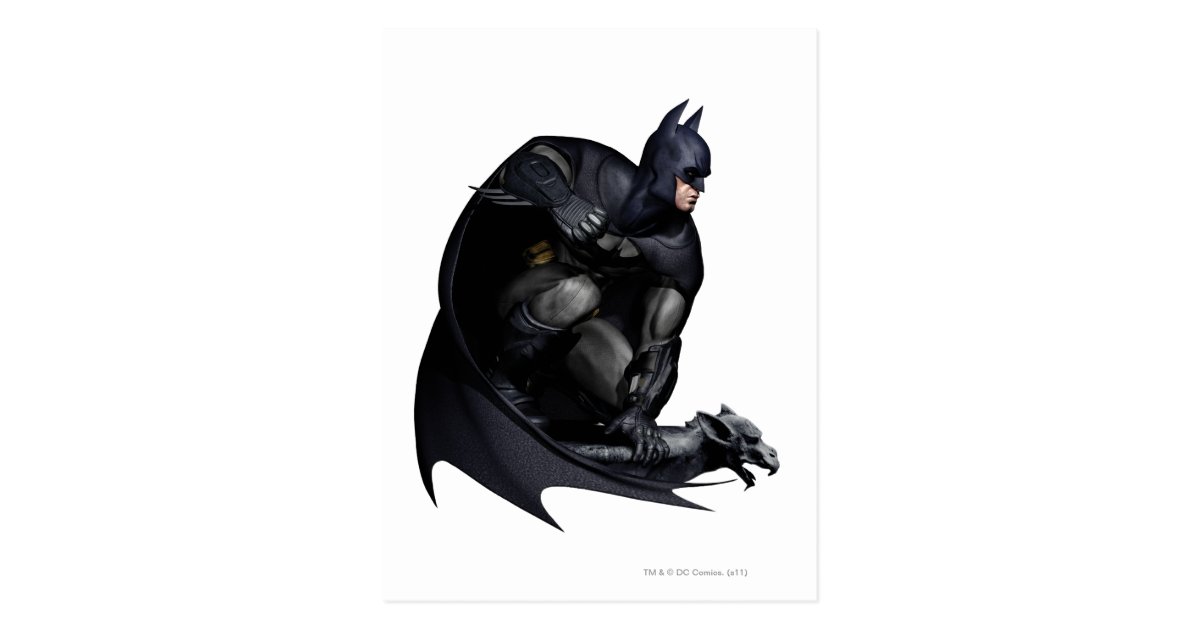 Batman Crouching Postcard | Zazzle