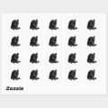 Batman Crouching Square Sticker | Zazzle