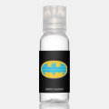 Batman | Cyan Stripes Symbol Hand Sanitizer | Zazzle
