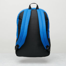 Batman | Cyan Stripes Symbol Port Authority® Backpack | Zazzle