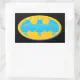 Batman | Cyan Stripes Symbol Rectangular Sticker | Zazzle