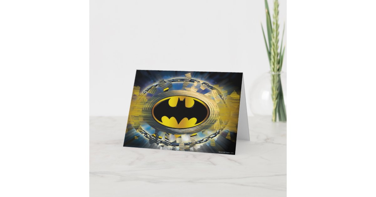 Batman Decorated Logo Card | Zazzle