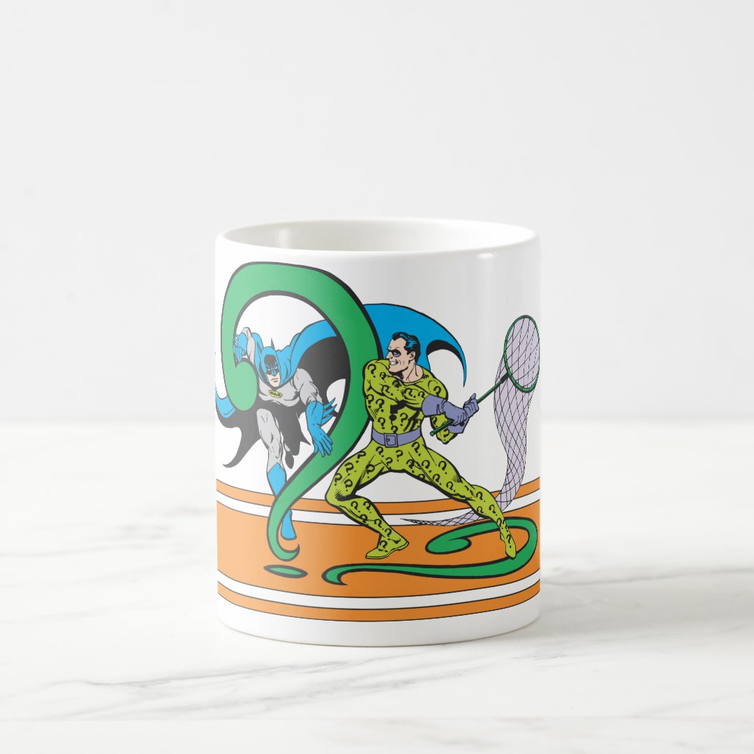 Batman Fights Riddler Coffee Mug | Zazzle