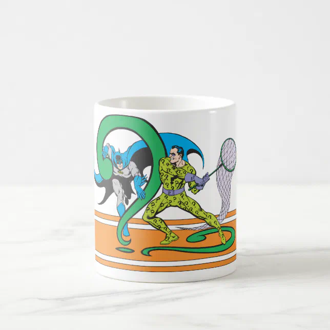 Batman Fights Riddler Coffee Mug | Zazzle