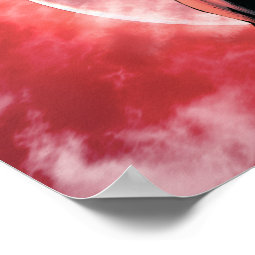 Batman Firey Sky Poster | Zazzle