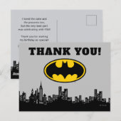 Batman Gotham City Birthday Thank You Card | Zazzle