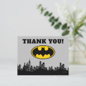 Batman Gotham City Birthday Thank You Card | Zazzle