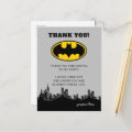 Batman Gotham City | Birthday Thank You Postcard | Zazzle