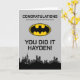 Batman - Gotham City | Preschool Graduation Card | Zazzle