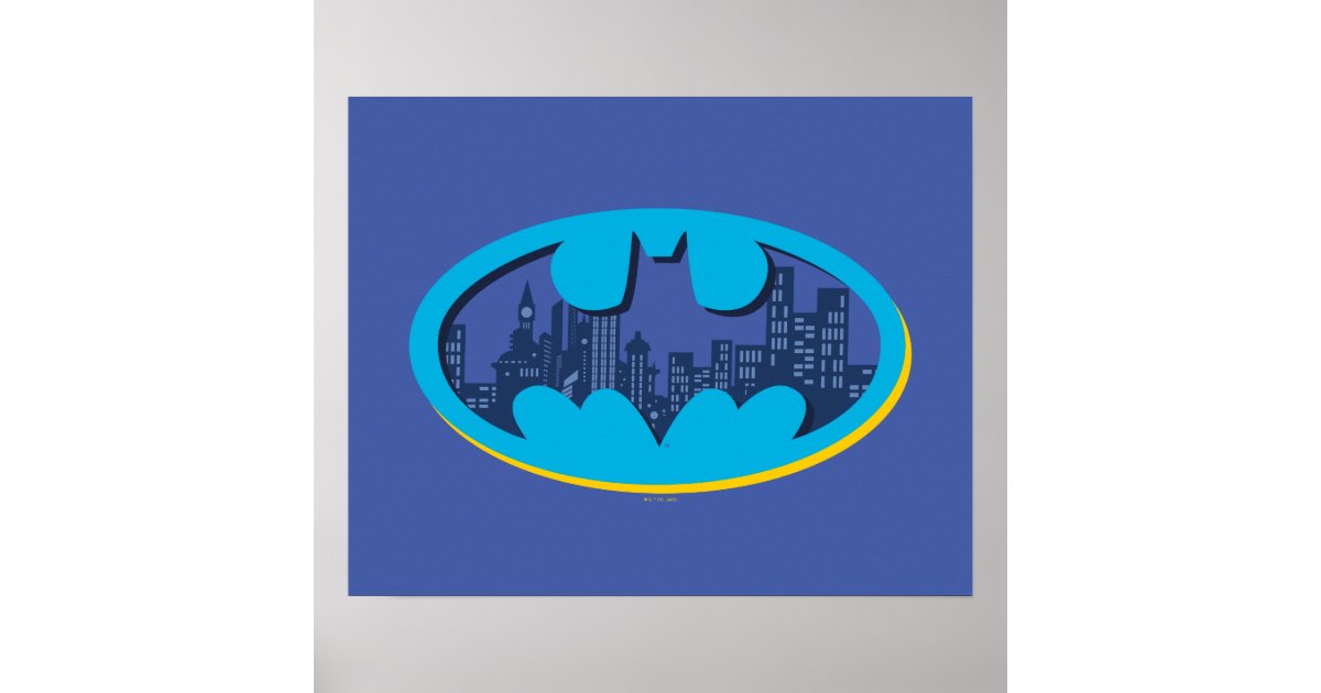 Batman | Gotham City Symbol Poster | Zazzle