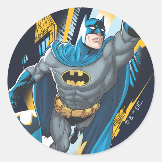 Batman Gotham Guardian Classic Round Sticker | Zazzle