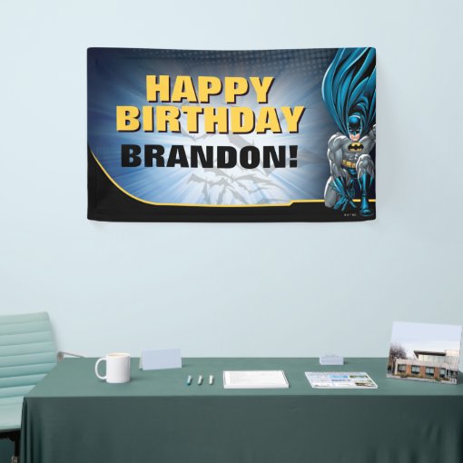 Batman | Happy Birthday Banner | Zazzle