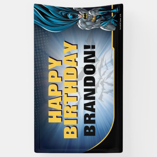 Batman | Happy Birthday Banner | Zazzle