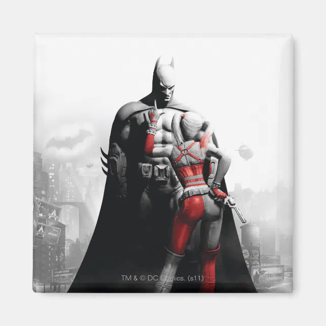 Batman & Harley Magnet | Zazzle